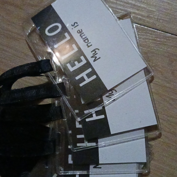 Name Tags Black | Other | Name Tags Pk Of 1 Black | Poshmark